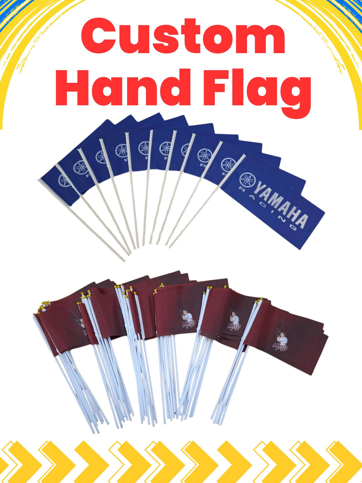 Custom Hand Flag – World of Flags
